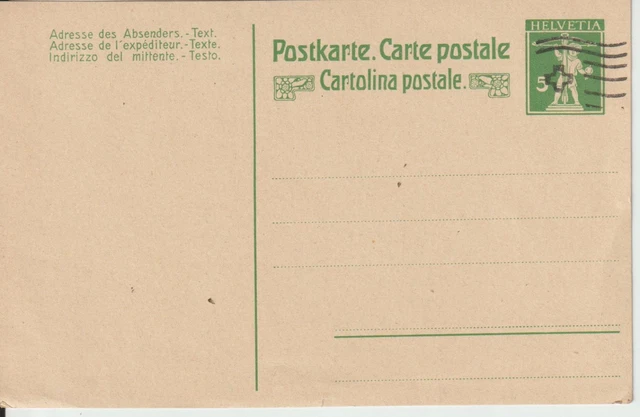 ENTIER POSTAL écrite mais non envoyée au départ de GENEVE EUR 5,00 ...