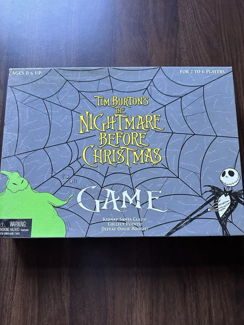 TIM BURTONS THE Nightmare Before Christmas Board Game Spooky Halloween ...