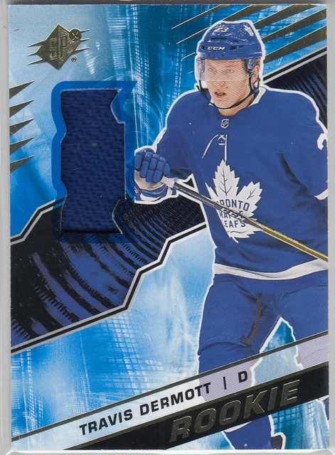 MAILLOT MATÉRIAU 18/19 Pcs Spx Travis Dermott R-Td Rookies * Feuilles D ...