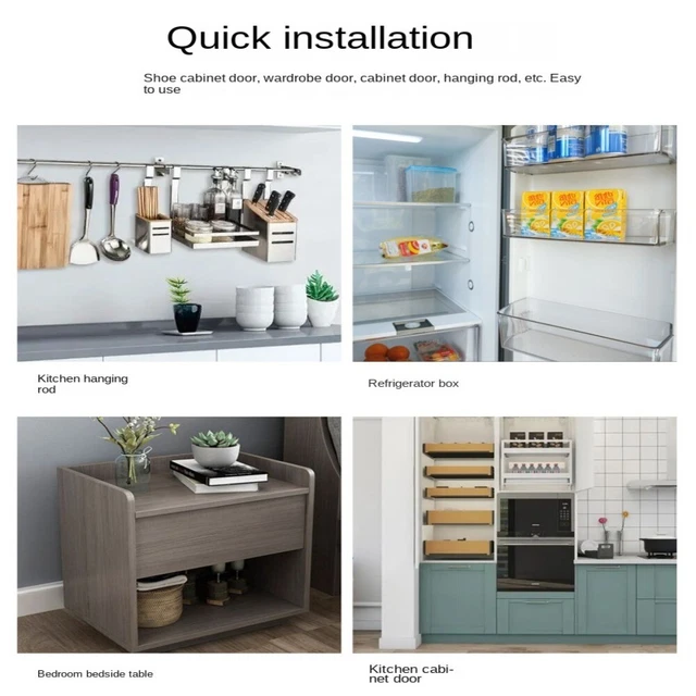 CIRCULAR ARC STYLE Over The Door Drawer Cabinet Hook Kitchen Bathroom ...
