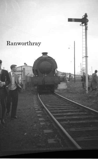 60X90 ORIG RAILWAY Negative Loco 132 Arncott Bicester Military 3 Apr ...