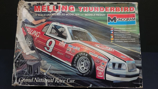 MONOGRAM FORD THUNDERBIRD Stock Car - 1/24 Scale Model Kit Collection ...