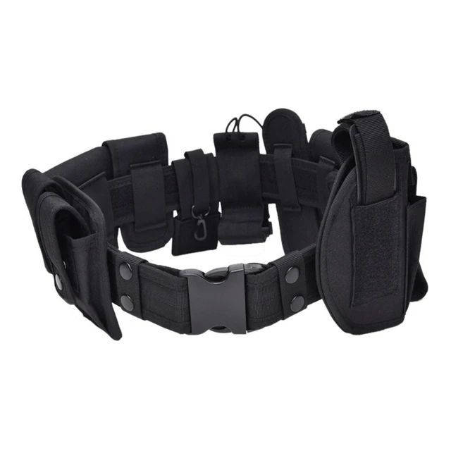 10-IN-1 MULTIFUNCTIONAL MENS Security Guard Duty Utility Belt Gun Belly ...