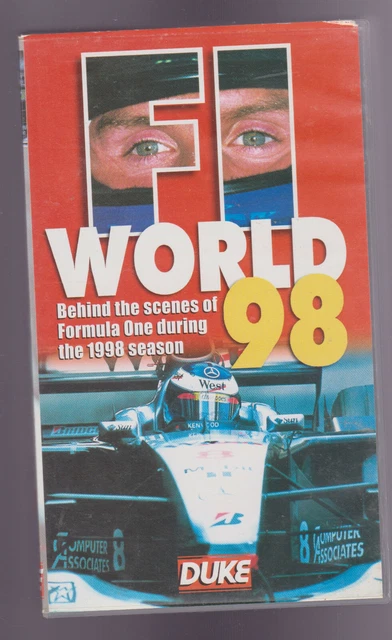 F1 WORLD 98 (VHS) Behind The Scenes of Formula One in the 1998 Season ...