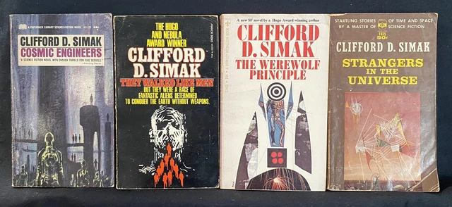 CLIFFORD SIMAK SCI Fi Lot Cosmic Engineer Walked Men Werewolf Strangers ...