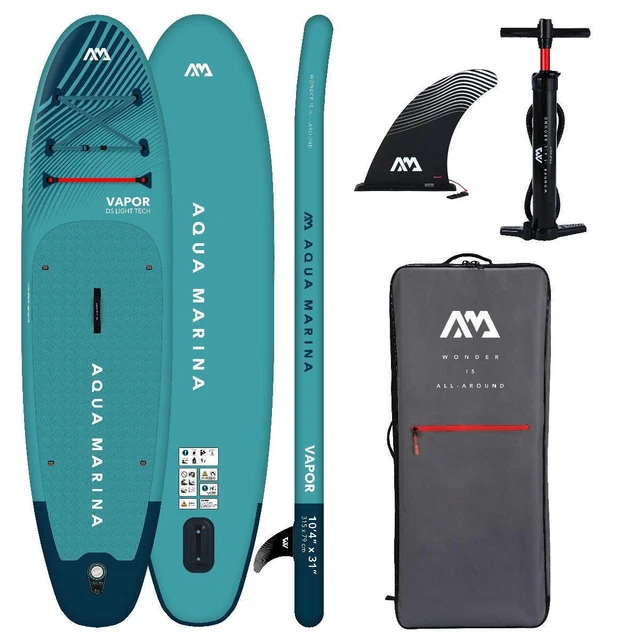 AQUA MARINA VAPOR 10.4 iSUP Board Set aufblasbar Stand Up Paddle Surfboard SUP EUR 289,00 ...