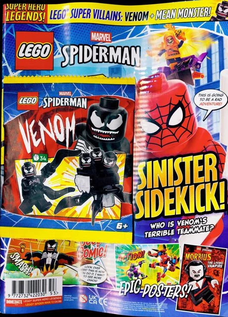 LEGO SPIDER-MAN MAGAZINE #13 ~ New With Venom + Mean Monster! £6.95 ...