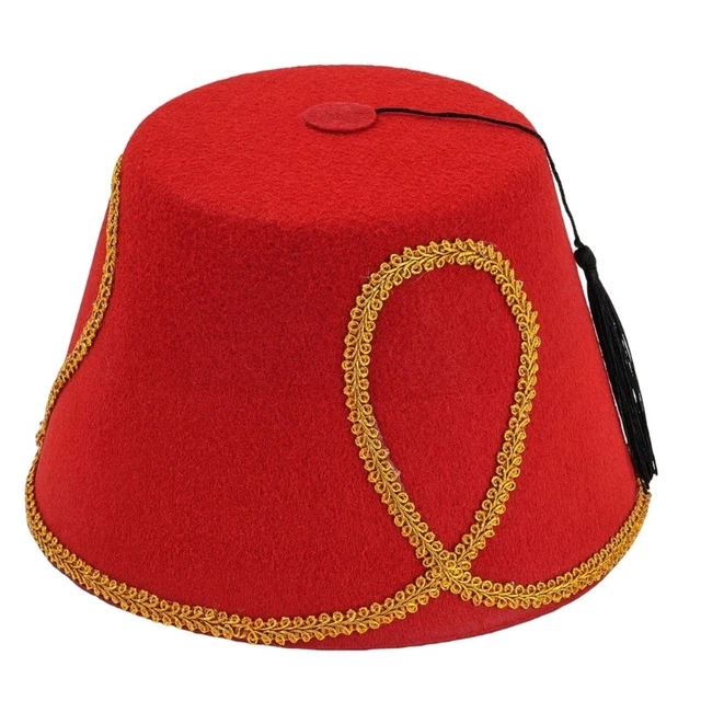 TURKISH HAT CLASSICAL Turkish and Moroccan Carnivals Accessory ...