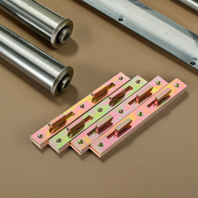 4 PCS BED Rail Fasteners Frame Attachment Hardware Adapter Brackets £14 ...