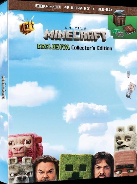 A MINECRAFT 4K UHD Movie. Cube (2025) 2 Blu Ray steelbook pre order £82 ...