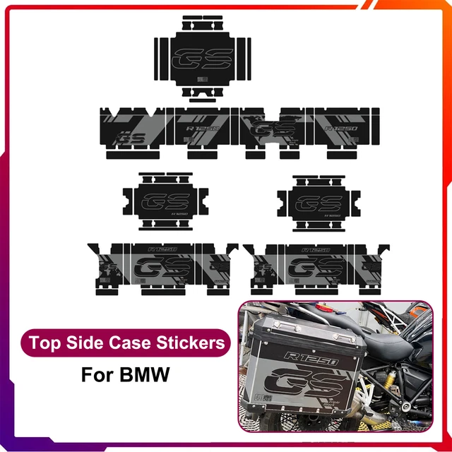 TOP SIDE PANNIER Box Sticker For BMW R1250GS/ADV Luggage Case Decal ...