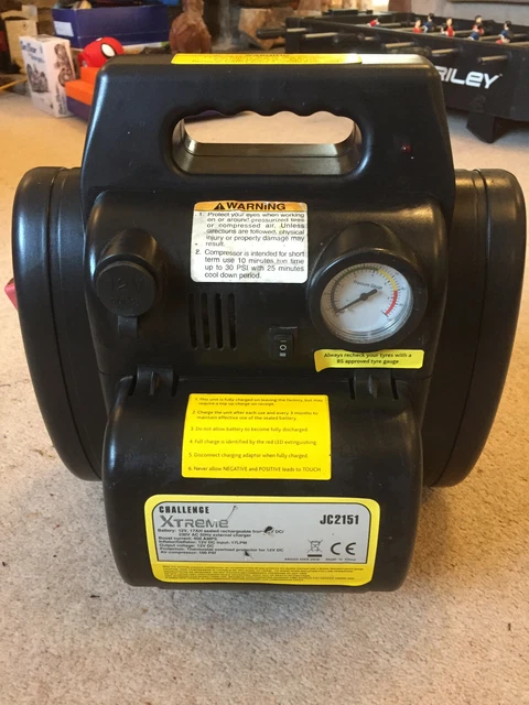 CHALLENGE XTREME JC2151 Rechargeable Engine Starter and Compressor £2. ...