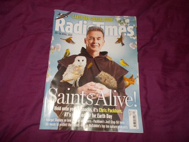 RADIO TIMES 20 April 2024 Chris Packham (UK Magazine) EUR 4,10 ...