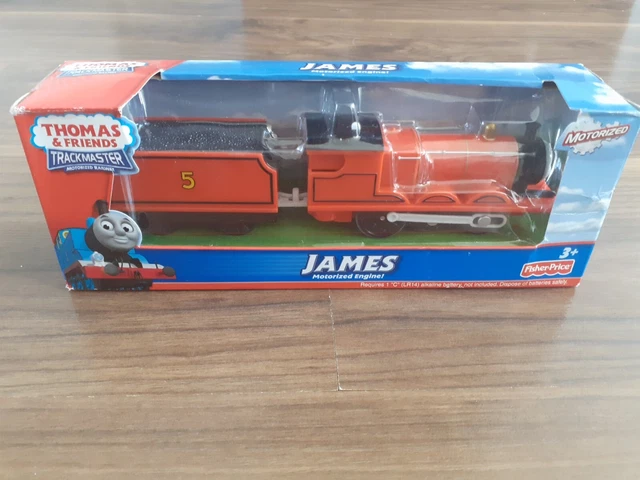THOMAS TRACKMASTER JAMES train brand new in box very rare 2010 £69.99 ...