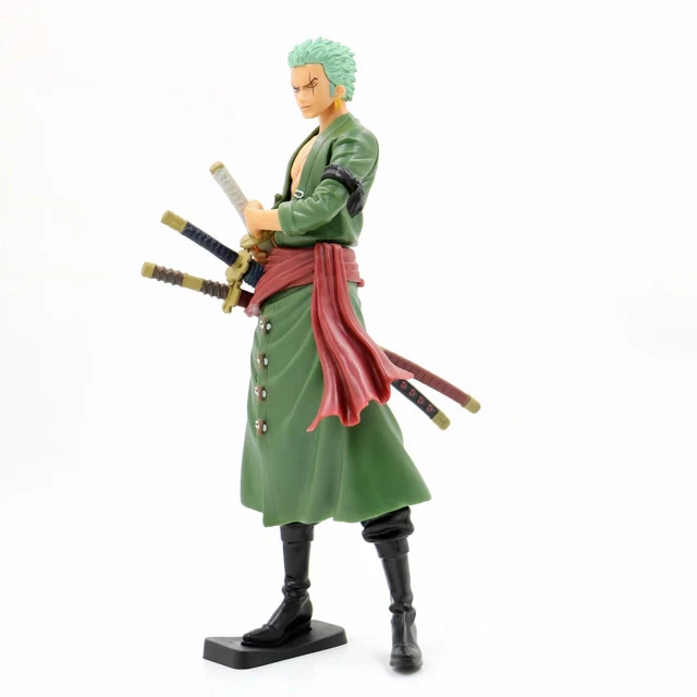 ONE PIECE RORONOA Zoro Stand upright Figure PVC Animation Model NO BOX ...