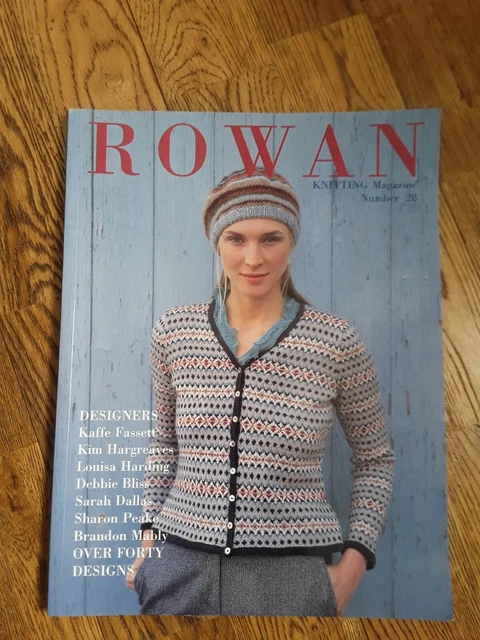 ROWAN KNITTING PATTERN Magazine No 28 Kaffe Fassett Kim Hargreaves Fair ...
