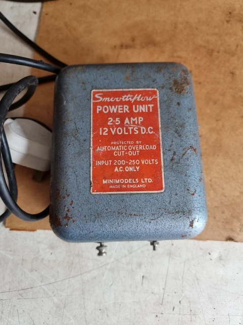 VINTAGE SCALEXTRIC SMOOTHFLOW Power Unit MINIMODELS LTD Electrical ...