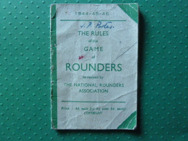 VINTAGE ‘RULES OF the Game of Rounders’ 1944 Scarce Collectable Booklet ...