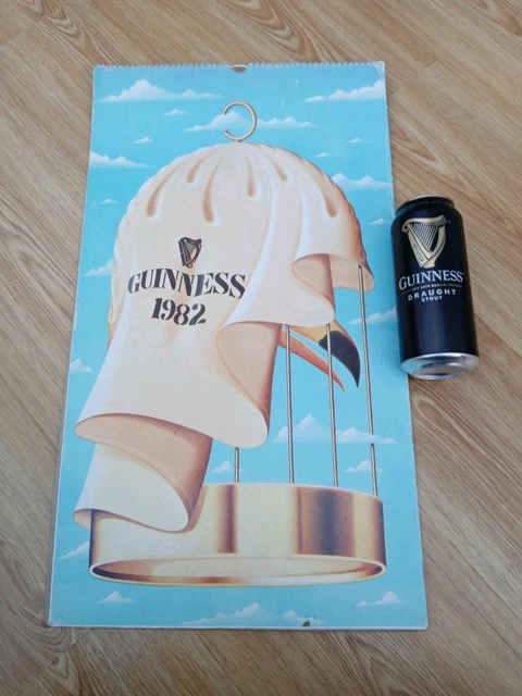 1982 GUINNESS CALENDAR Toucan advertising collectable posters £14.99 ...