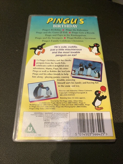 PINGU'S BIRTHDAY (VHS/H, 1995) - Very Rare Children's Classic Video £9. ...