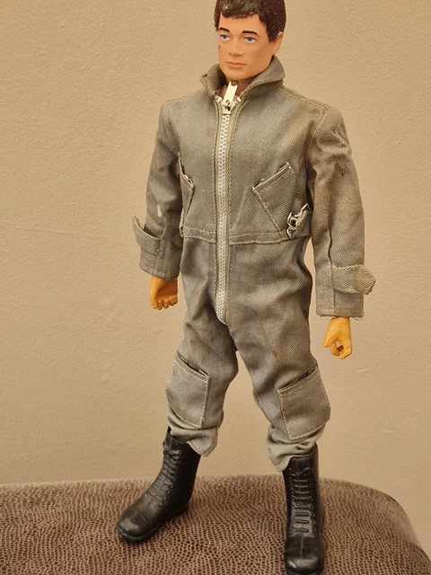 VINTAGE ACTION MAN Original Early Scramble Pilot Overalls NO FIGURE £11 ...