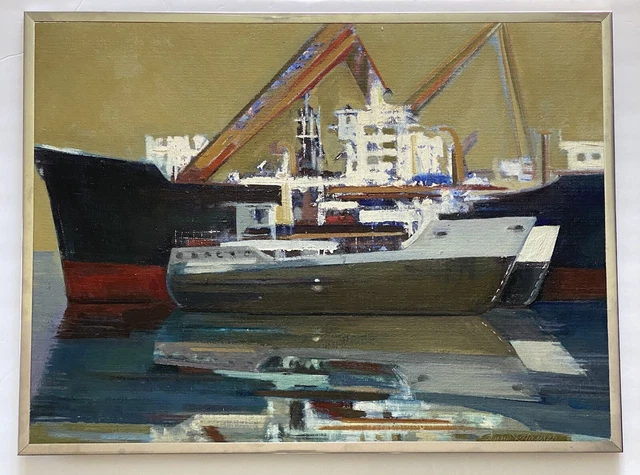 ANNE KRAMER NAVIRE industriel nautique bateau modernisme paysage urbain ...