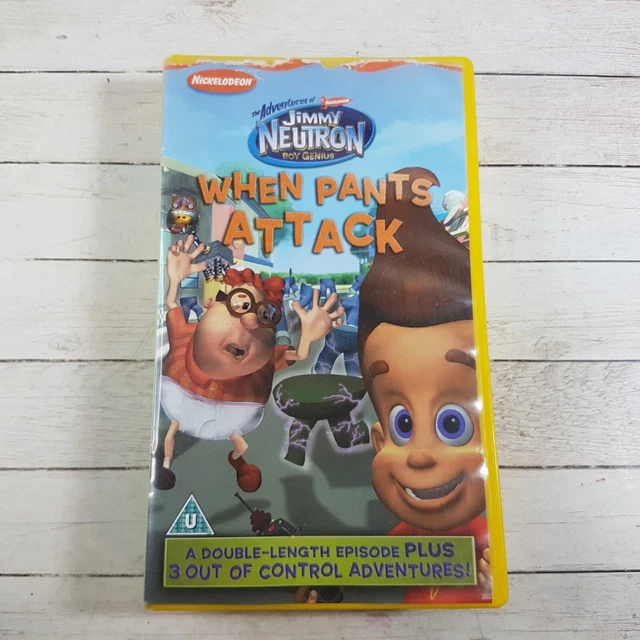 THE ADVENTURES OF Jimmy Neutron - When Pants Attack - PAL VHS Video ...