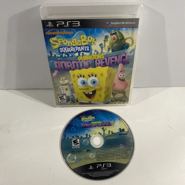 PS3 SPONGEBOB SQUAREPANTS Planktons Robotic Revenge - No Manual Tested ...