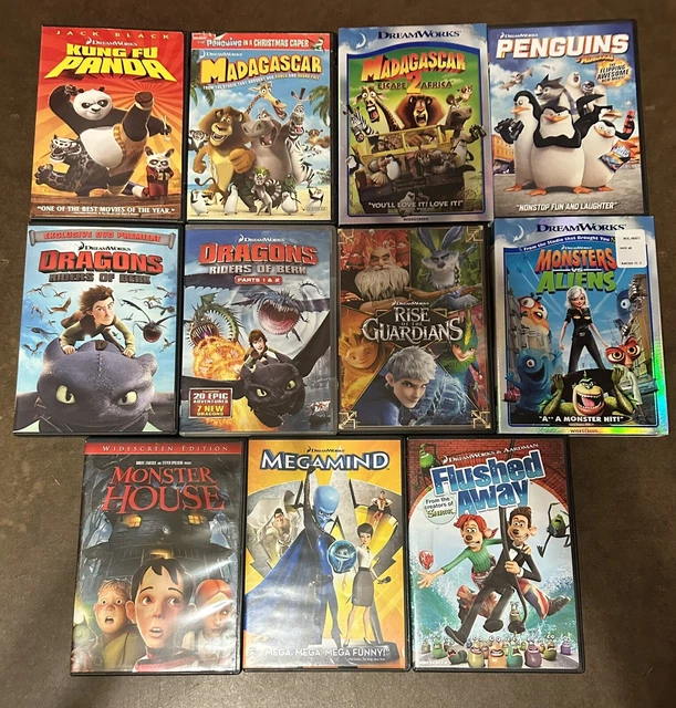 DREAMWORKS DVD LOT Of 11 Movies! Animated For Kids! Watched Once! £15. ...