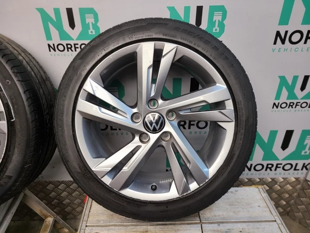 VW GOLF MK8 R Line Double 5 Spoke 17" Alloy Wheels 7.5J 5H0601025AF £ ...