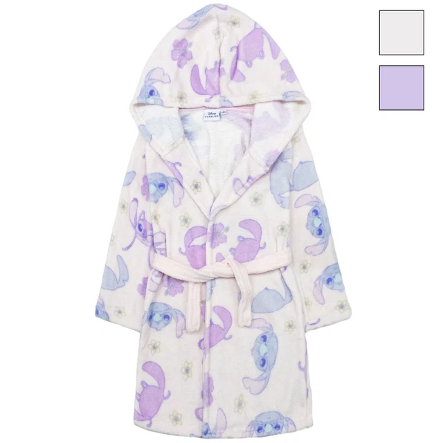 ROBE DE CHAMBRE Disney Lilo Et Stitch Pour Fille En Polaire Avec ...