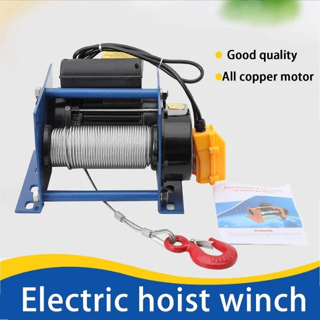 WIRE ROPE ELECTRIC Hoist 110V 200-400kg,Overhead Engine Lift,Wire rope ...