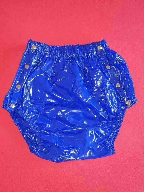 PVC ADULT BABY Incontinence Snaper Diaper Rubber Pants Blue £39.11 ...