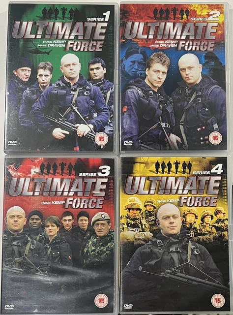 ULTIMATE FORCE, DVD Boxset Collection Joblot Series 1-4 Ross Kemp ...