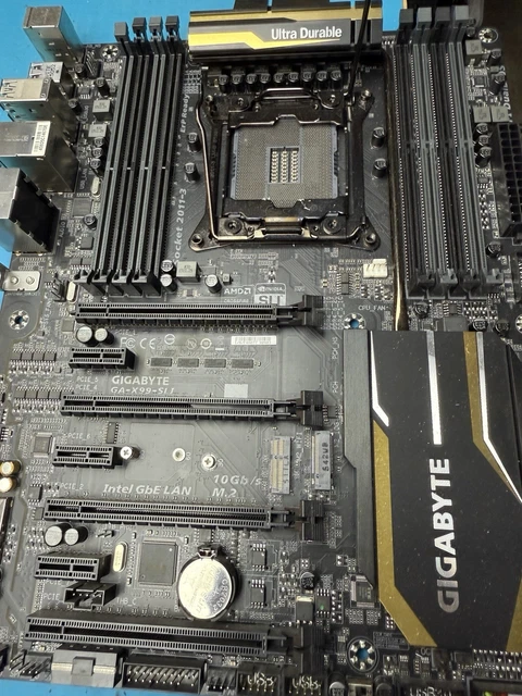 FAULTY GIGABYTE GA-X99-SLI, LGA 2011-v3, Intel Motherboard £30.00 ...