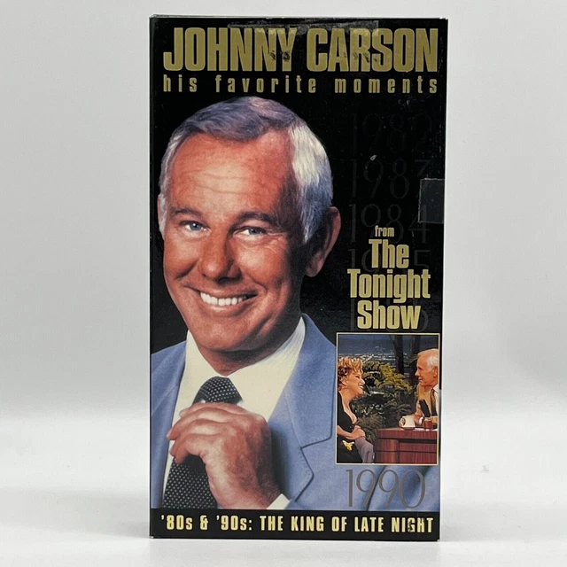 JOHNNY CARSON HIS Favorite Moments VHS Tape 80's & 90's the King of ...