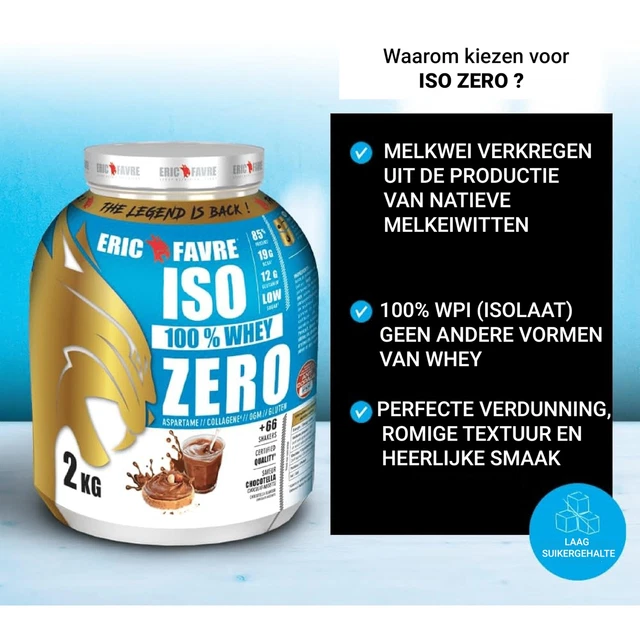 ISO WHEY ZERO 100% Pure Whey Protéine Isolate Savoureuse Prise de Masse Muscu... EUR 45,85 ...
