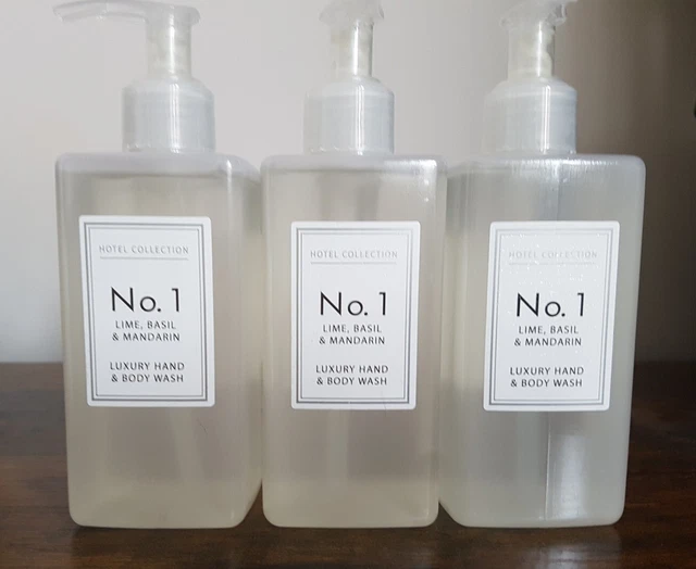 HOTEL COLLECTION ALDI No 1 Lime Basil Mandarin Hand Body Wash x 3 £16. ...