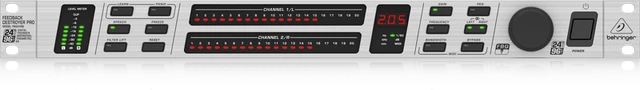 BEHRINGER FBQ2496 FEEDBACK Destroyer/Parametric Equalizer Rack Mount ...