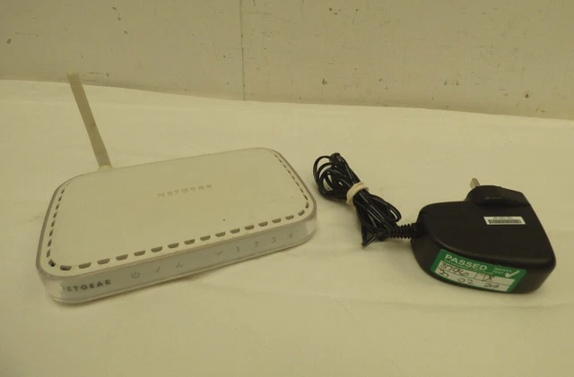 NETGEAR DG834G V3 54Mbps Wireless ADSL Modem Router White PAT Tested ...