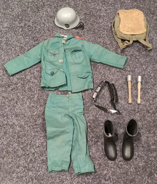VINTAGE ACTION MAN German Stormtrooper Uniform Original Palitoy £42.00 ...
