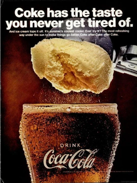 1960 COCA COLA Soda Ice Cream Float Vintage Print Ad 27676 EUR 11,28 ...