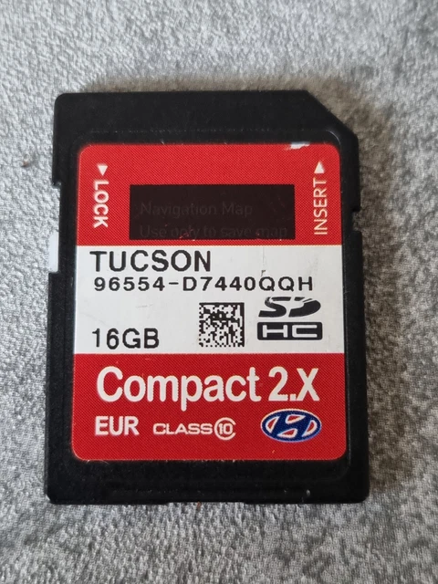 SCHEDA SD NAVIGAZIONE Satellitare Originale Hyundai Tucson Uk Eu 2019 ...