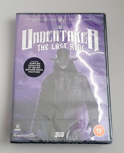 UNDERTAKER THE LAST RIDE DVD: 2 Discs: WWE Docuseries: 5+ Hours: New ...