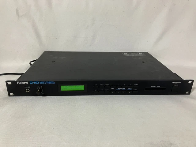 ROLAND D-110 MULTI Timbral Sound Module Rack Mount Synthesizer $139.99 ...