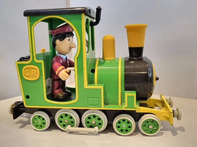 POSTMAN PAT SDS Greendale Rocket Train Larger Friction Toy + Ajay Bains ...