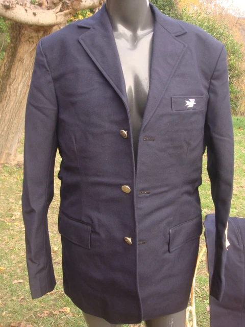 COSTUME DE FACTEUR années 70, poste, ptt, manufacture Denanot, uniforme ...