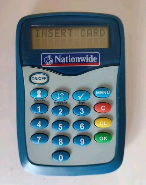 NATIONWIDE BANK BUILDING Society Card Pin Reader Pinsentry Security ...