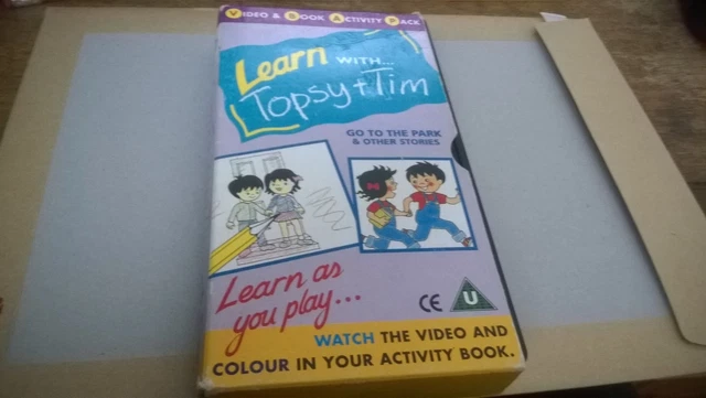 LEARN WITH TOPSY And Tim - Vhs Video Tape - 1992 £1.50 - PicClick UK