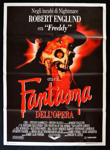 THE GHOST OF THE OPERA Englund Freddy Nightmare Horror Phantom ...